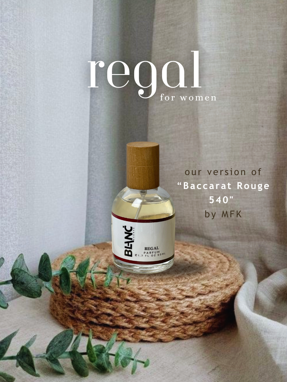 Regal - Blanc Scents Perfume Long lasting Fragrance Oil based Parfum ...