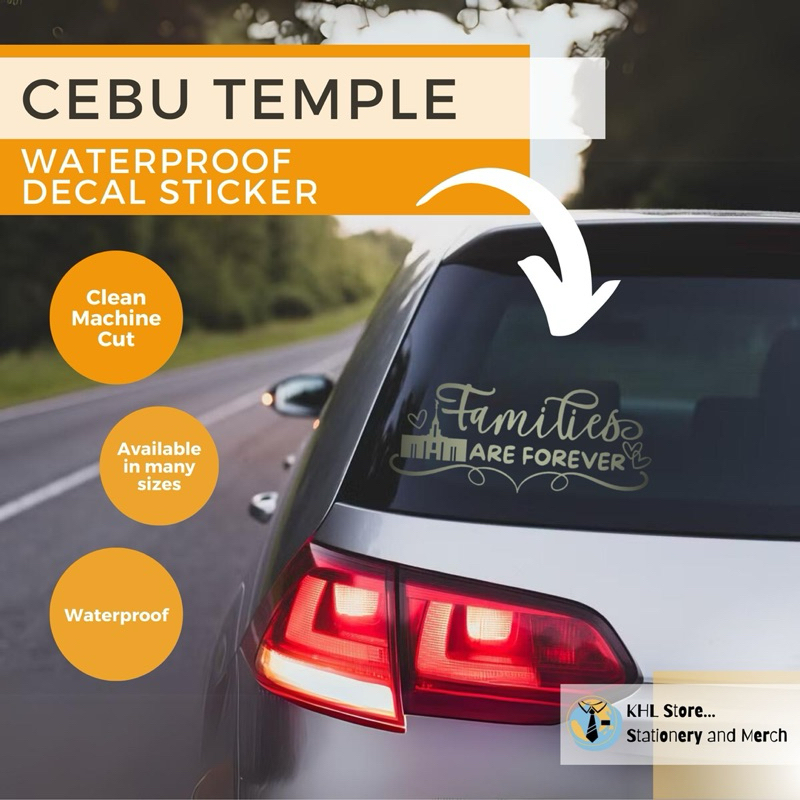 Cebu Temple Waterproof Vinyl Sticker | Car Sticker | LDS Sticker ...