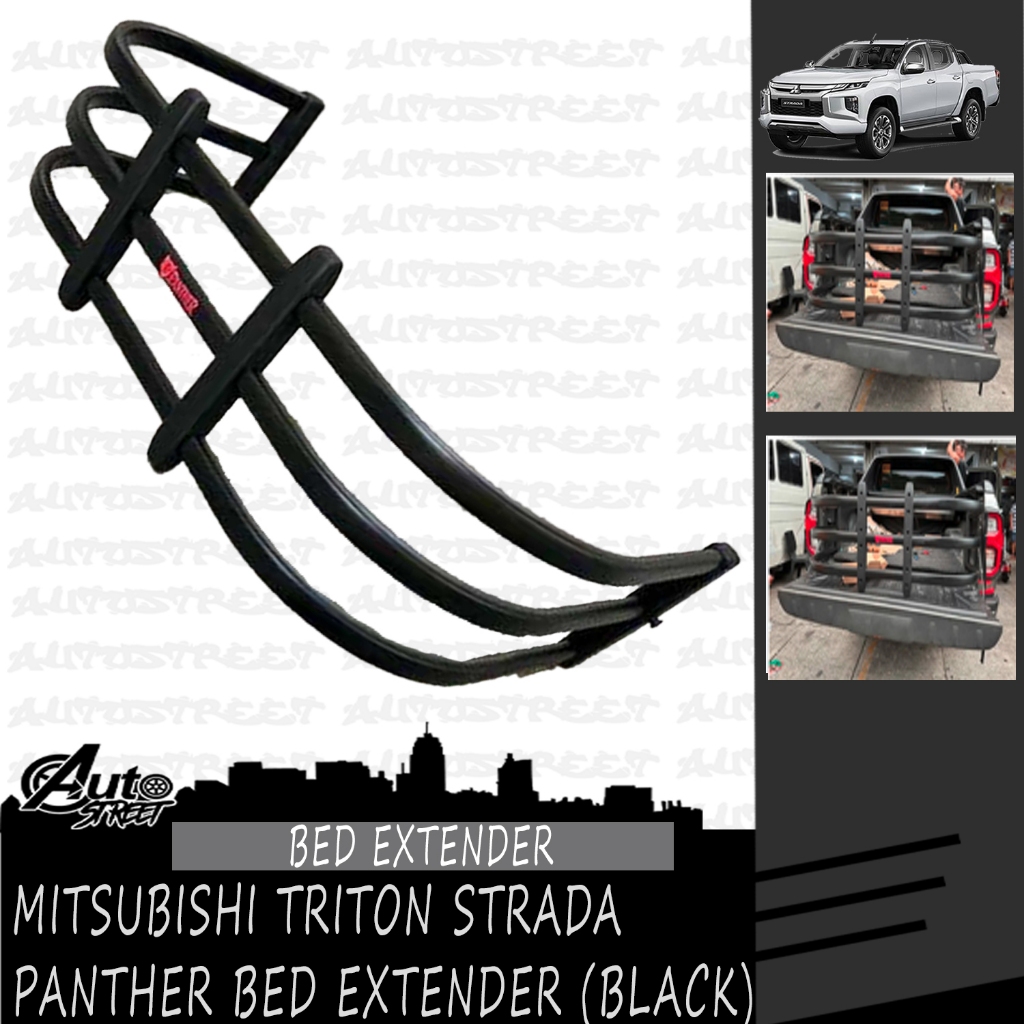 Mitsubishi Triton Estrada Panther Bed Extender (BLACK) | Shopee Philippines