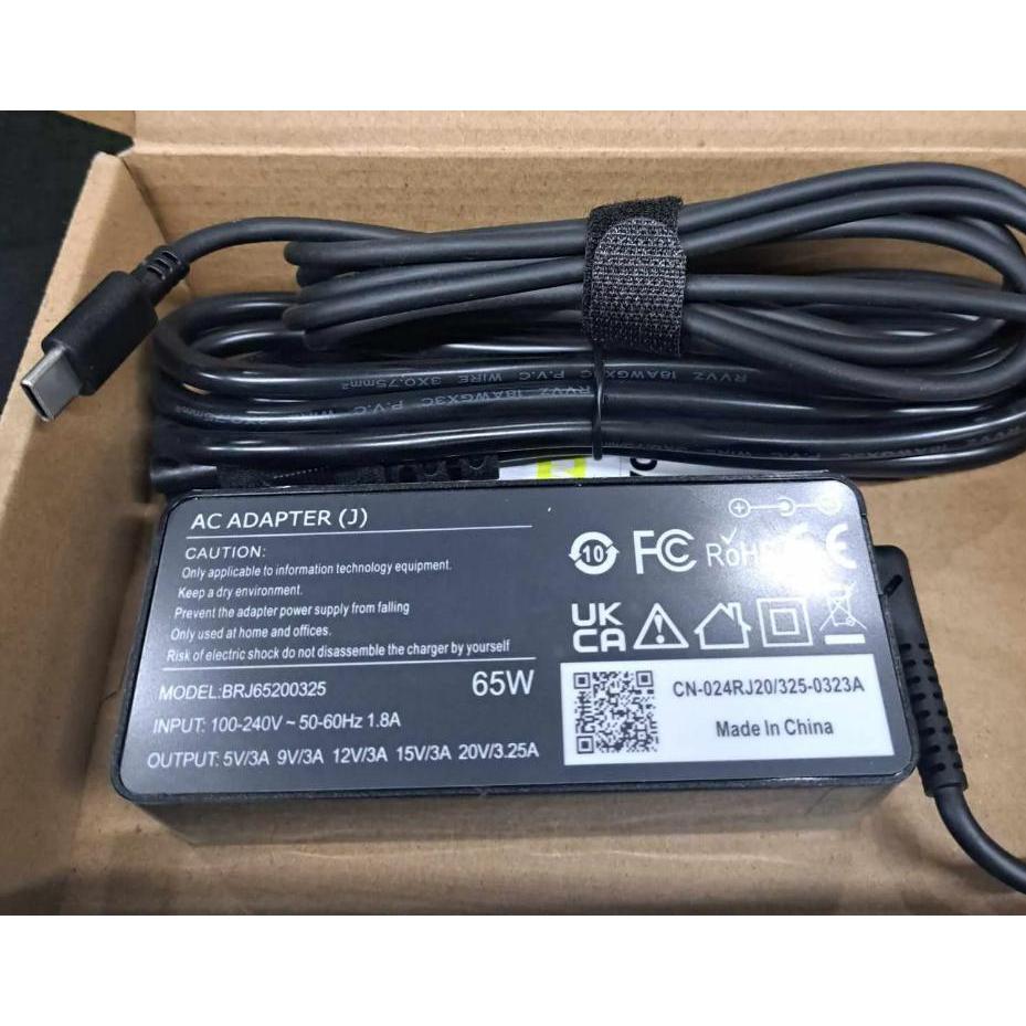 Lenovo 65W 20V 3.25A Standard USB Type-C AC Adapter | Shopee Philippines