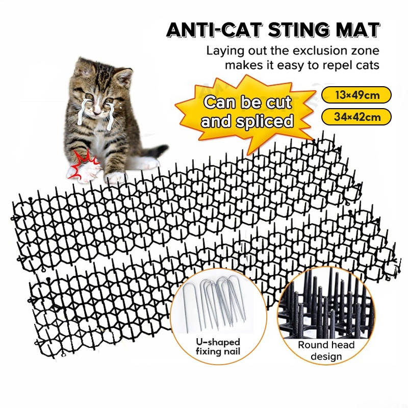 Cat Scat Mat with Spikes Deterrent Mat Anti-Cat Mat Repellent Mats ...