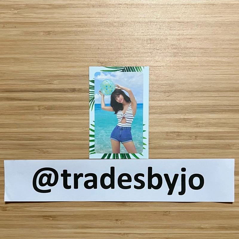 TWICE - Summer Nights DTNA Momo Message Card Official Album Photocard | Shopee Philippines