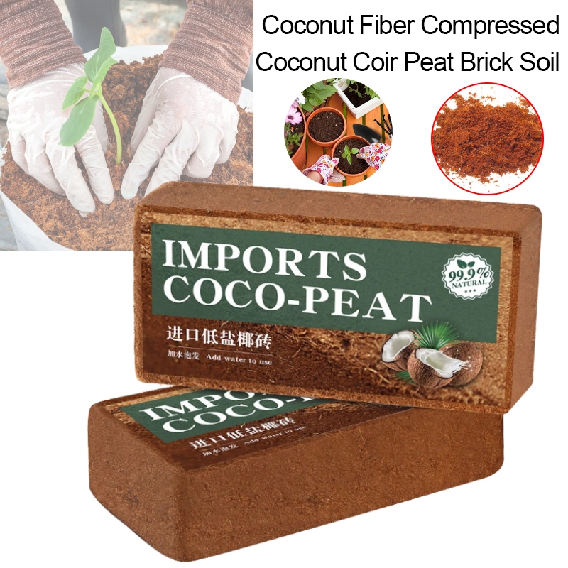 650g Premium Coconut Brick Soil Organic Coco Coir pH Balanced ...