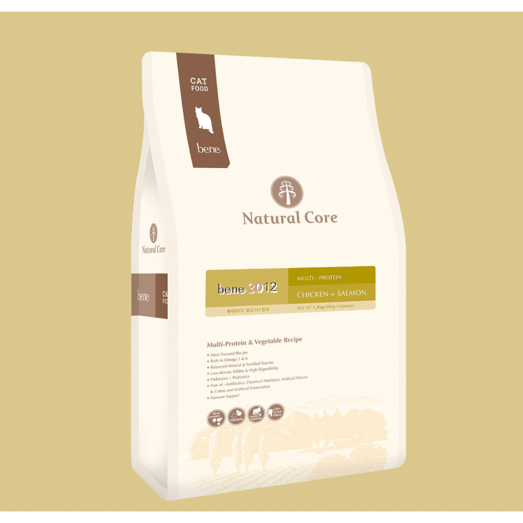 Natural Core BENE Cat Food Chicken Salmon Vege Easy Chew High ...