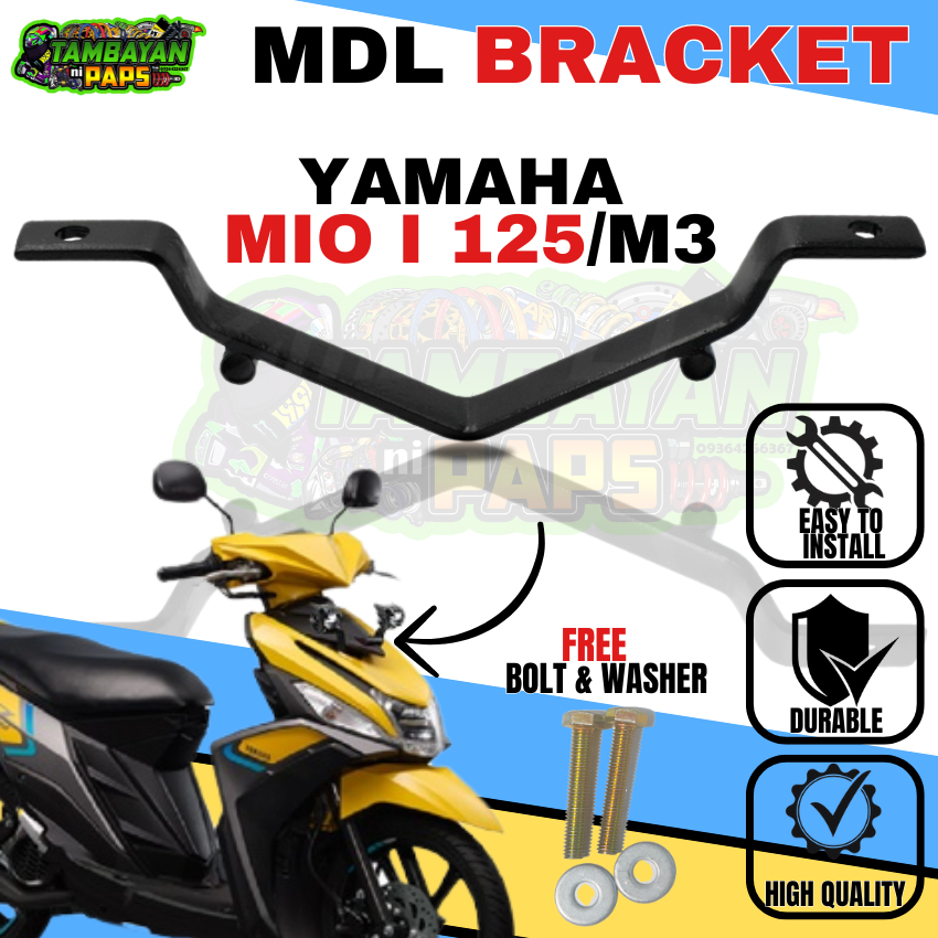 MOTORCYCLE (MDL)MINI DRIVING LIGHT MOUNT BRACKET FOR MIO i 125 / M3 ...