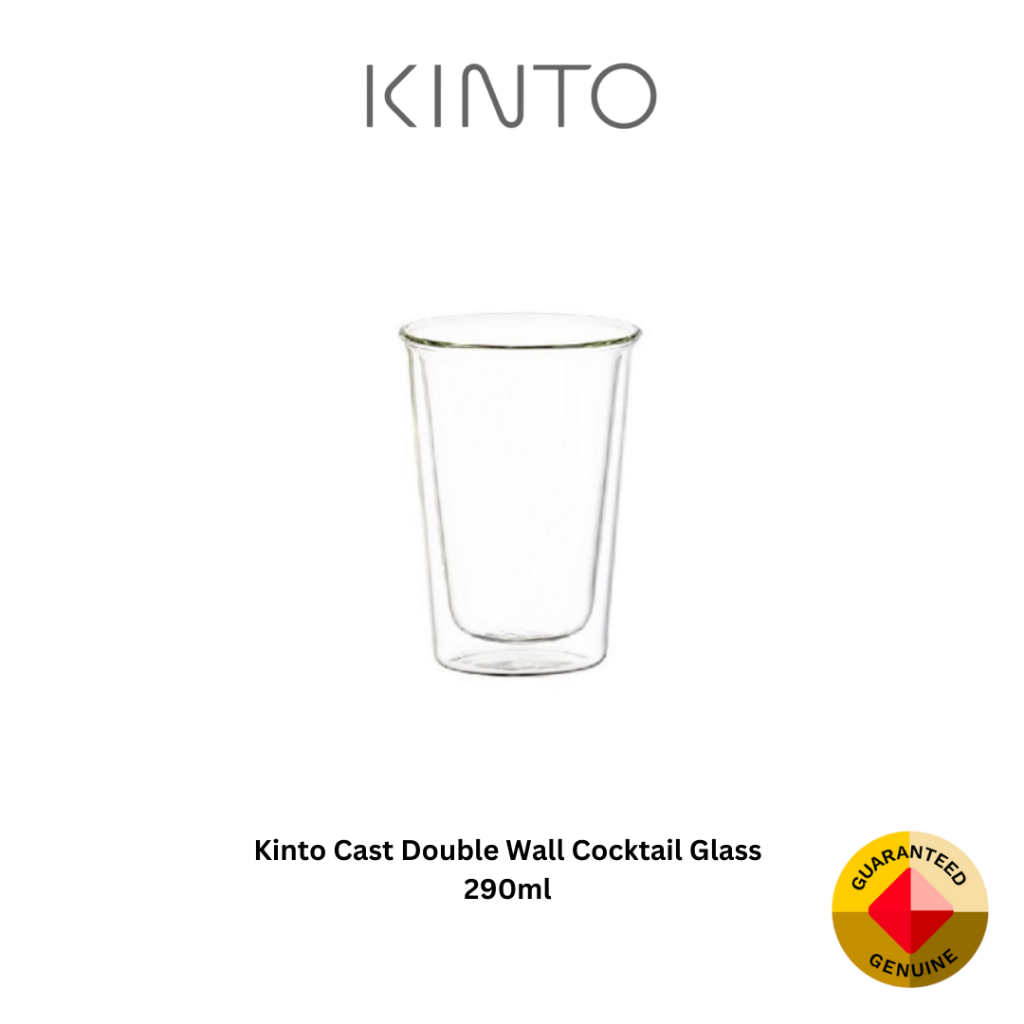 Kinto Cast Double Wall Cocktail Glass 290ml | Shopee Philippines