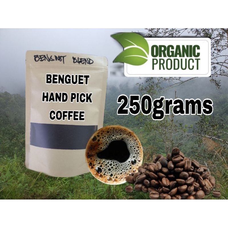 ORGANIC HAND PICK BENGUET COFFEE GRIND | Shopee Philippines