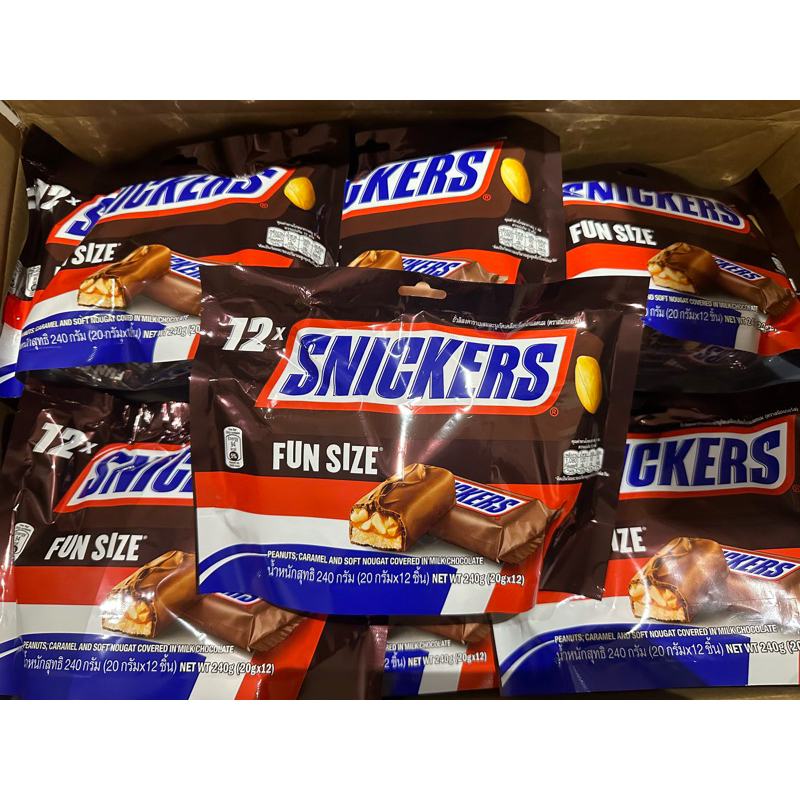 SNICKERS FUN SIZE 12 PCS | Shopee Philippines