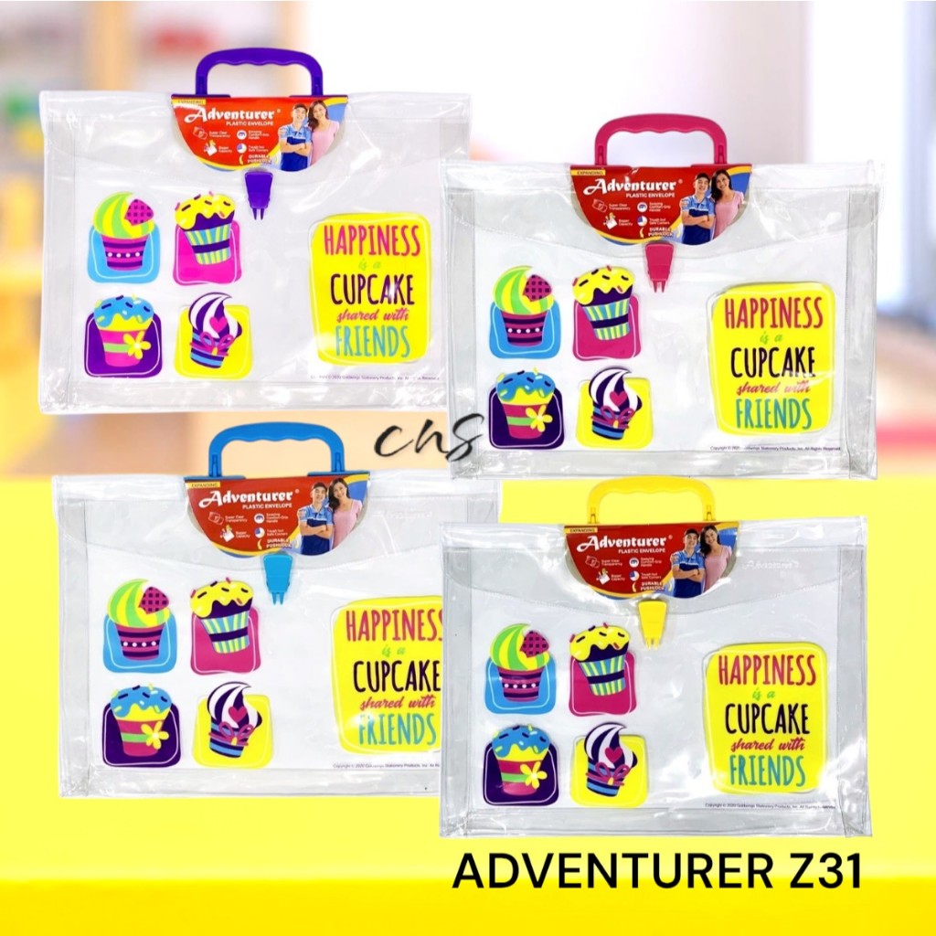 Adventurer Expanding Plastic Envelope Long with Handle E-32 | Shopee ...