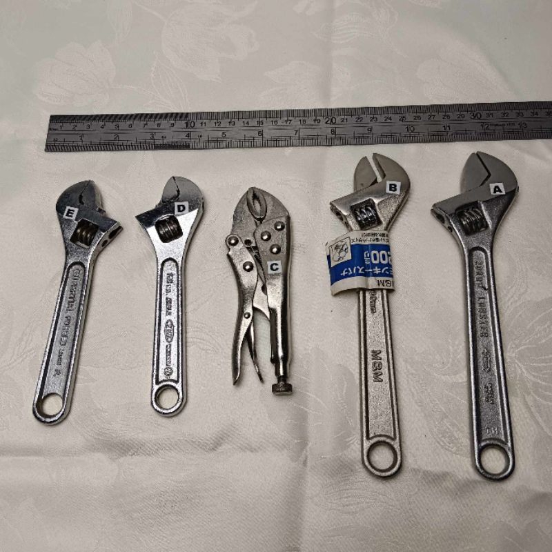 Heavy Duty Assorted Adjustable Wrench As Is Japan Surplus | Shopee Philippines