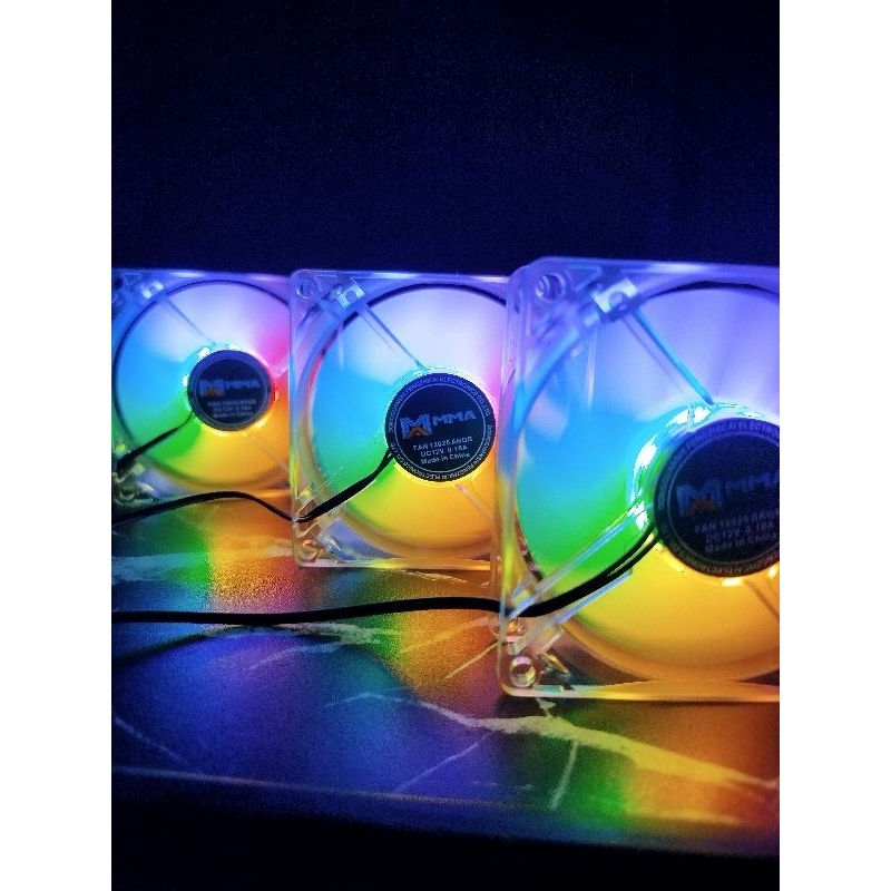 MMA 80MM RGB COOLING FAN TRANSPARENT FRAME | Shopee Philippines