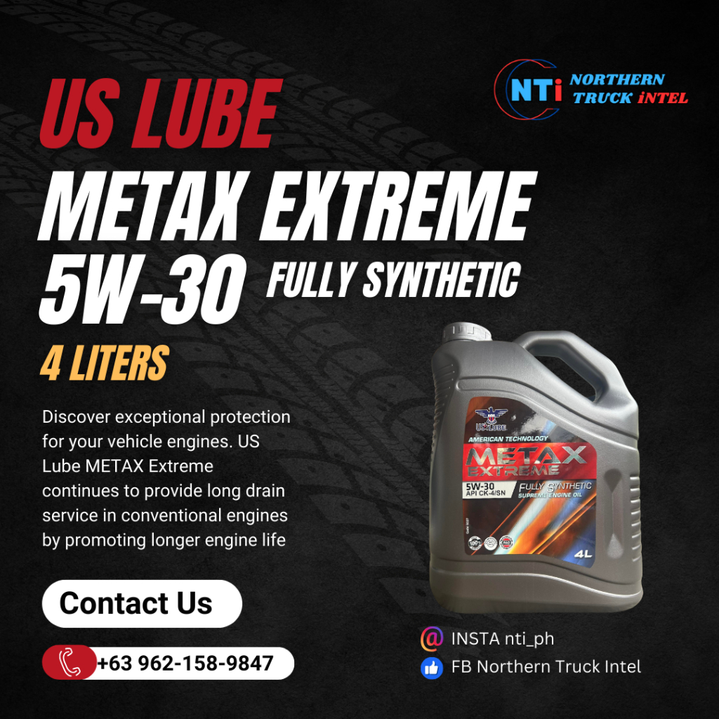 US LUBE METAX EXTREME 5W-30 API CK-4/SN 4L Fully Synthetic Supreme ...