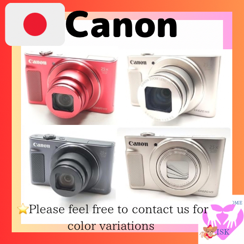 Canon Compact Digital Camera PowerShot SX620 HS Black 25x Optical Zoom ...