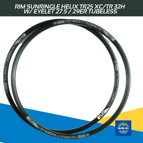 Sunringle HELIX MTB Bicycle Rims 29/27.5 w/Eyelet Tubeless Ready ...