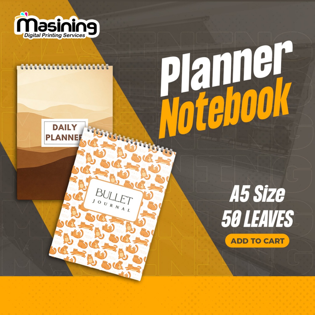 Planner / Bullet Notebook A5 50 Leaves | Shopee Philippines