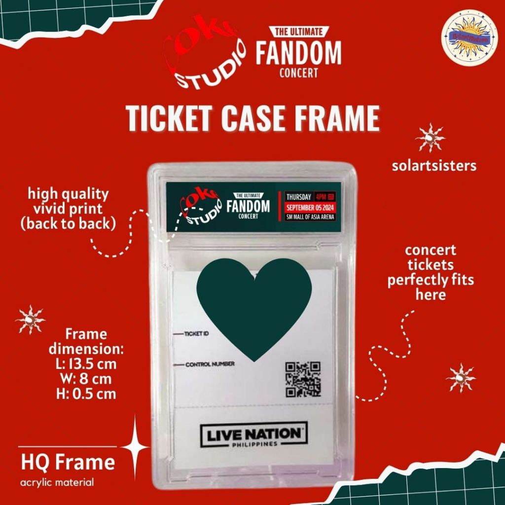 COKE STUDIO Ultimate Fandom Concert Ticket Case Frame Keeper New Jeans ...