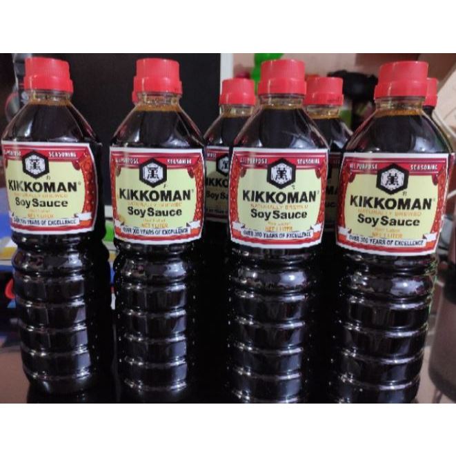 (Wholesale) Kikkoman Soysauce - Red Label - 1L x 12 bottles | Shopee ...