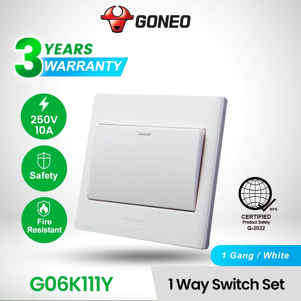 Bull Goneo G06 Series Wall Switch | Shopee Philippines