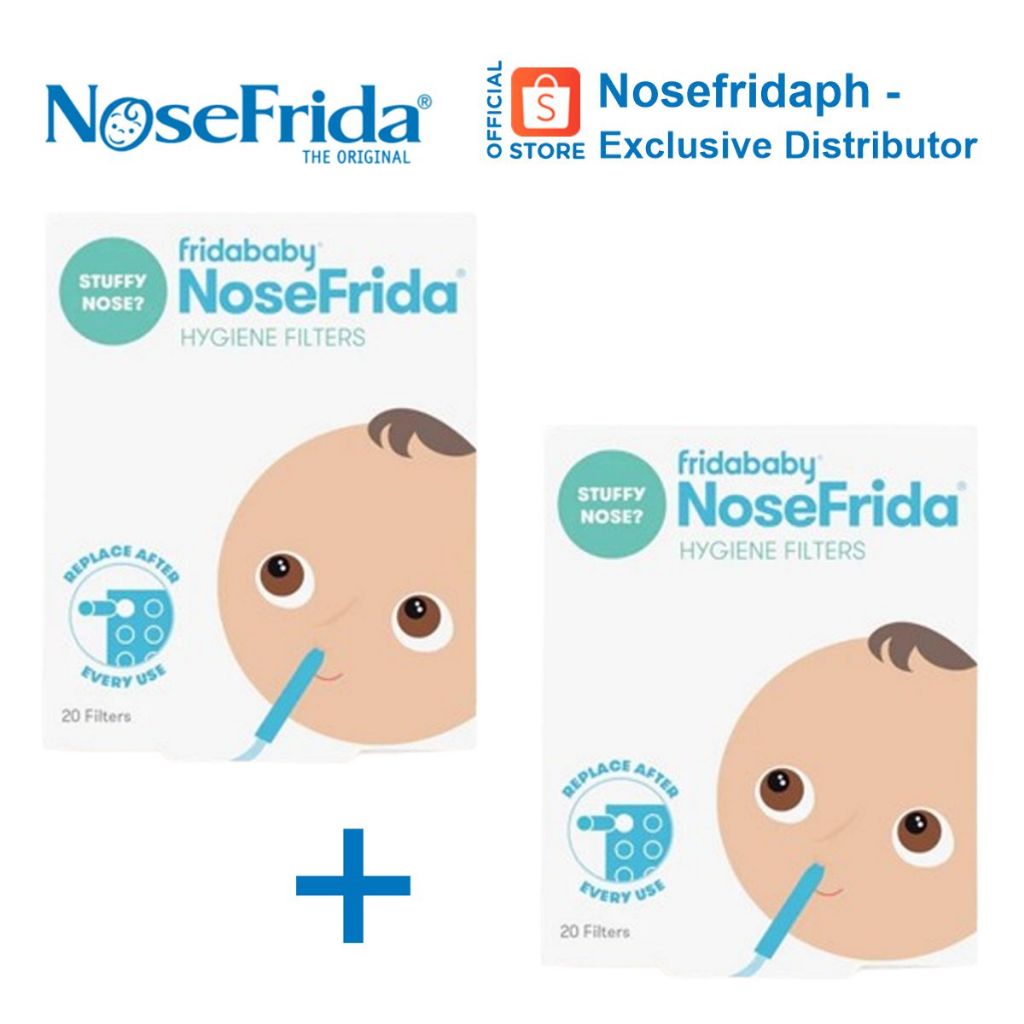 NoseFrida Hygiene Refill Filters (Box of 20) - 2 PACKS ( Nose Frida ...
