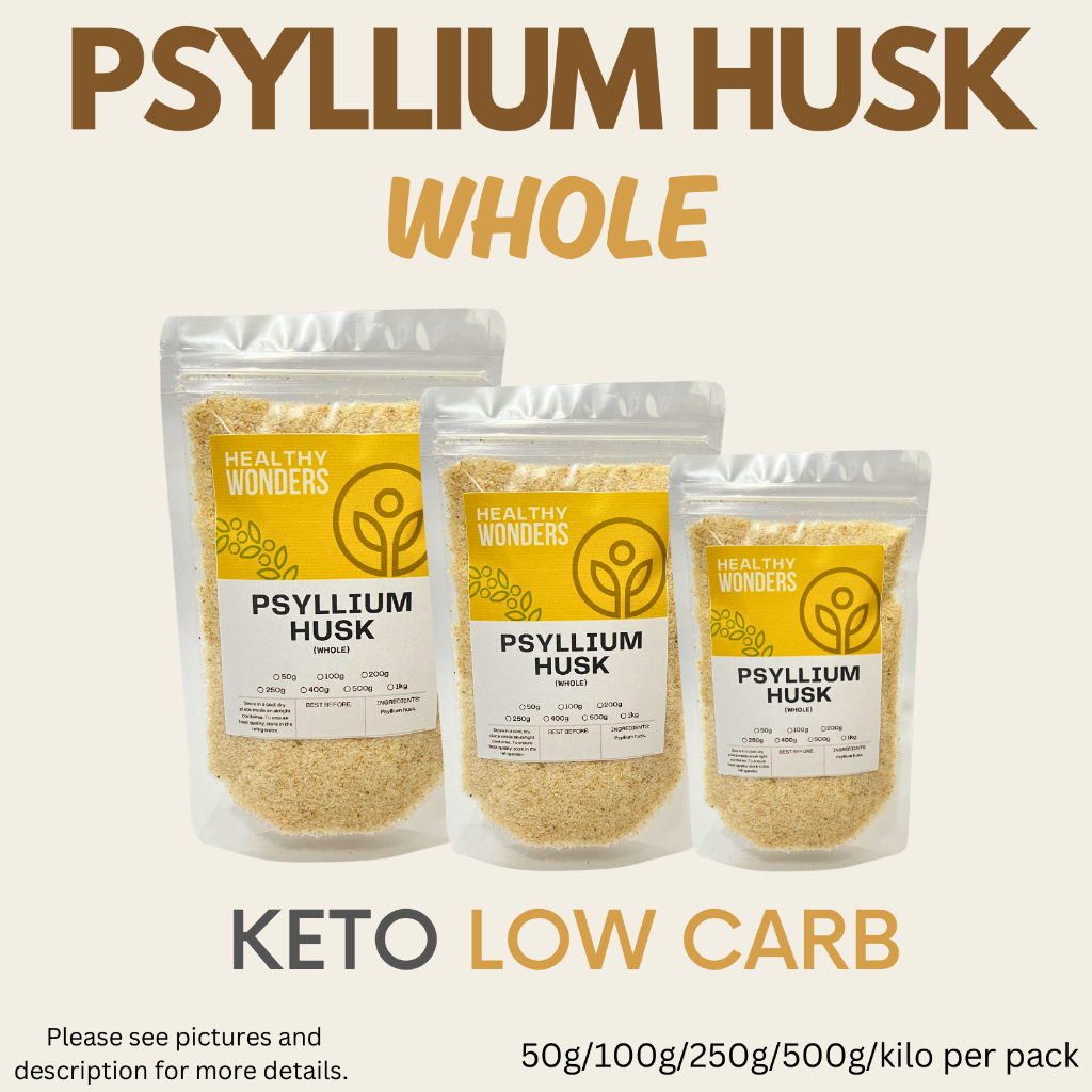 Psyllium Husk Whole - Keto/Low carb Products - Baking Products | Shopee ...