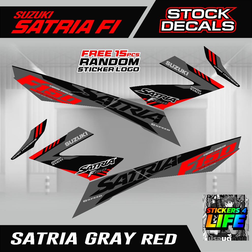 Suzuki SATRIA F150 Fi Stock Decals 2021 | Shopee Philippines