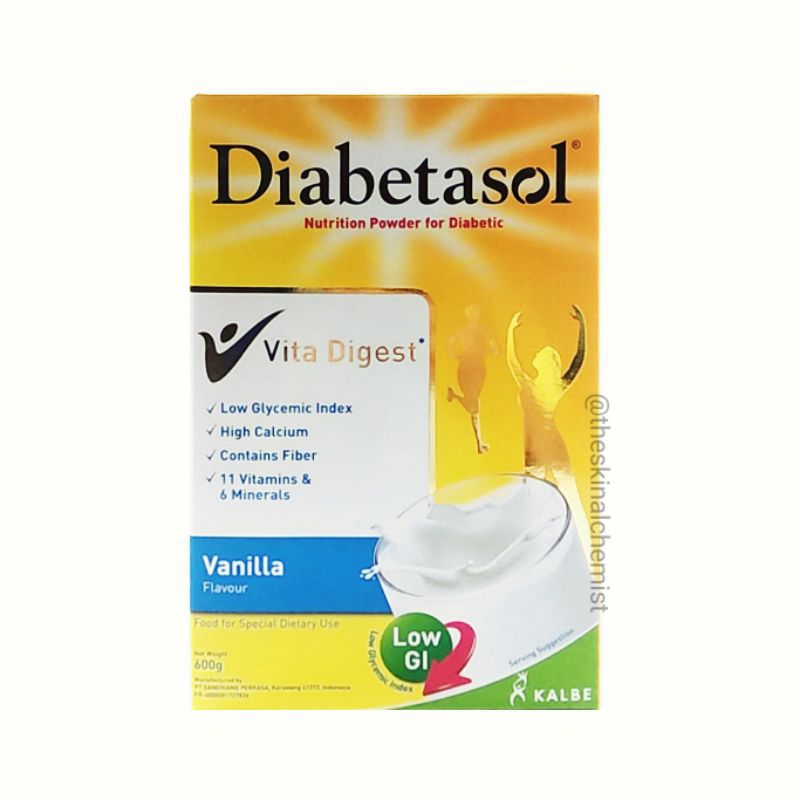 DIABETASOL Milk for Diabetic Vanilla / Chocolate / Cappuccino Flavor 600g EXP 2026 | Shopee ...