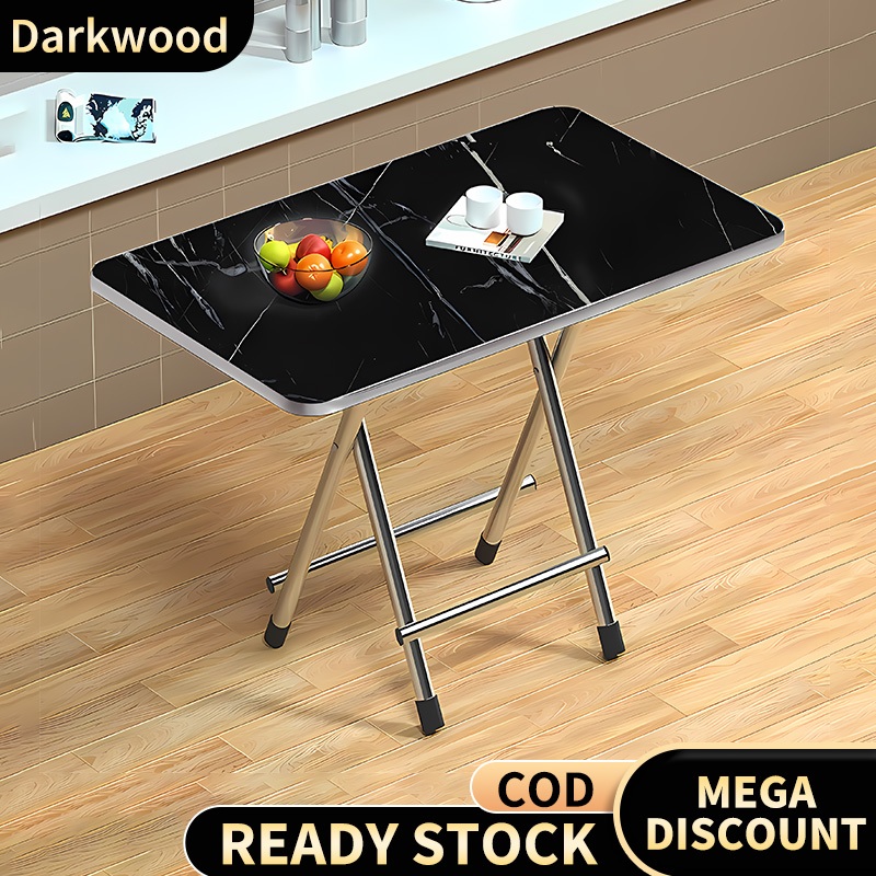 COD Folding Table Square Table Portable Outdoor Table Dining Table Home ...