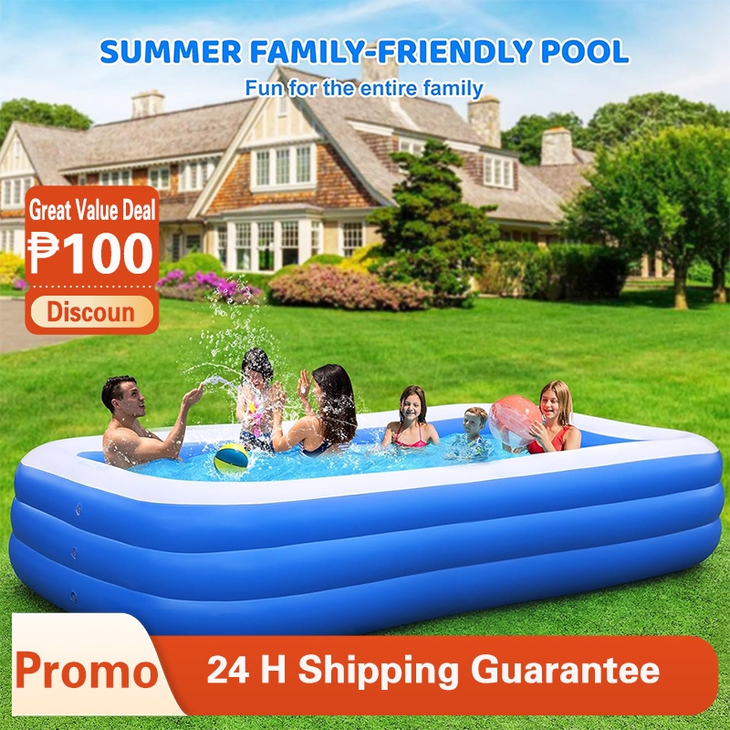 Bestway Portable Thickened Big Inflatable Swimming Pool For Kids/Adult ...
