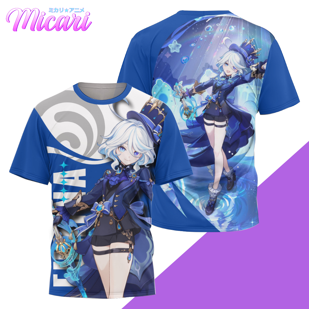 Micari Genshin Impact Hydro Full Bleed Anime T-Shirt Full Bleed ...