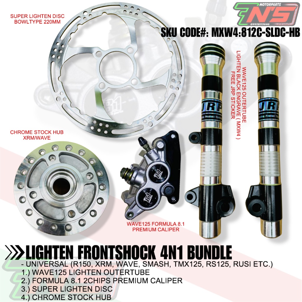 7N's Lighten Shock MXW4 free JRP HOLO Sticker | 812C | SL Disc | Hub ...