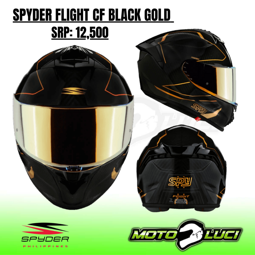 Spyder Flight CF S0A Single Visor Quick Release | Shopee Philippines