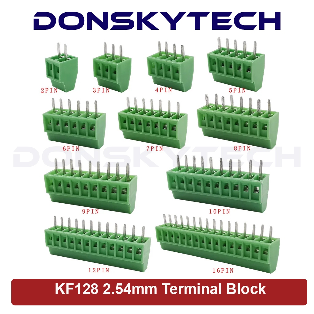 KF128 2.54mm PCB Mini Screw Terminal Blocks Connector KF128-2.54 | Shopee Philippines
