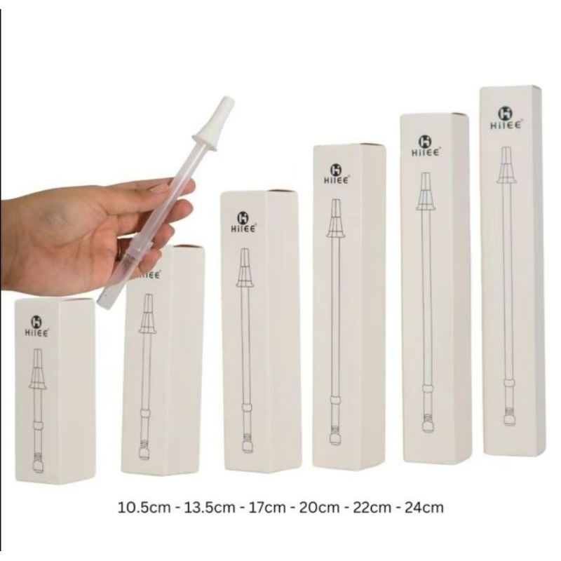 Hilee Reusable Plastic Straw Flexible Plastic Drinking Straw Drinkware ...
