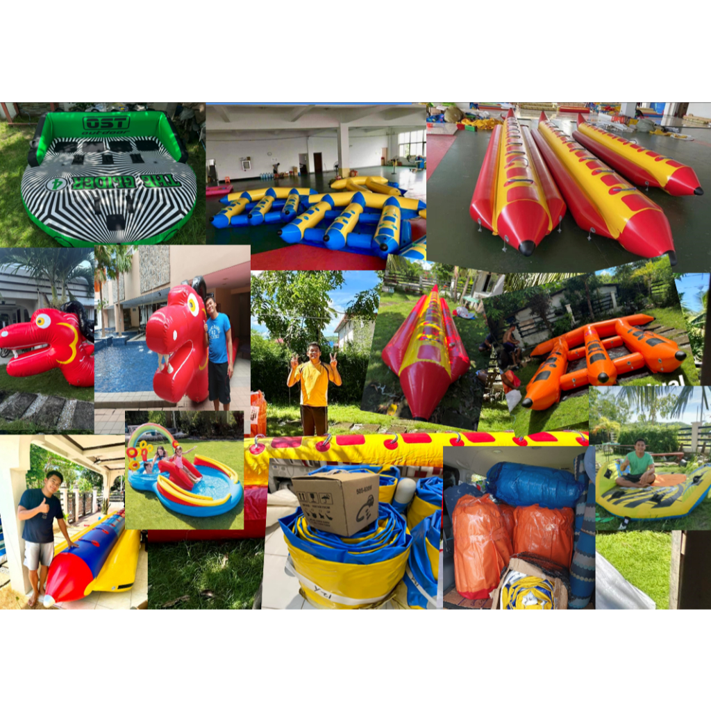 Original 4 seater Inflatable Tugboat / Banana boat / Towable boat ...