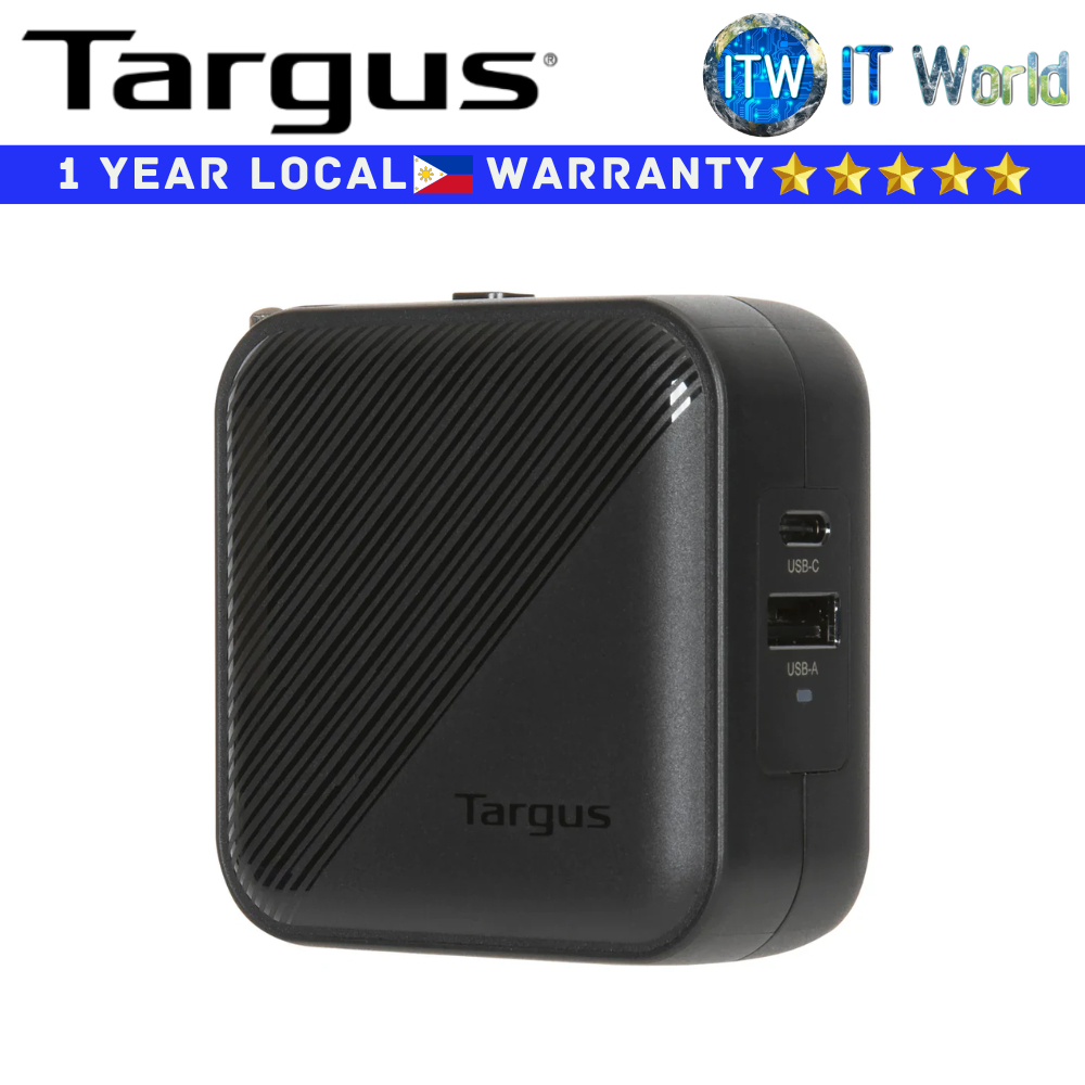 Itw | Targus Charger APA803AP Power Elite 65W GaN Wall Charger Multiple ...