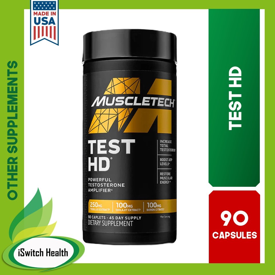 MUSCLETECH TEST HD - 90 CAPSULES | Shopee Philippines
