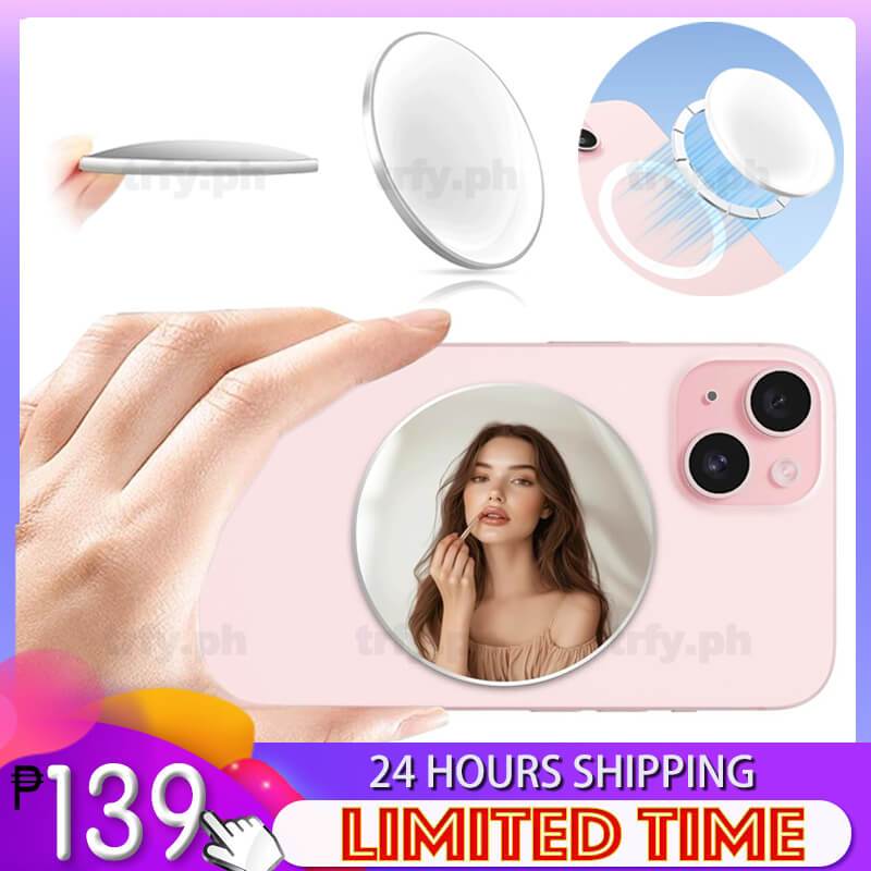 [Aluminum Alloy] 2.2" Magnetic Selfie Mirror Back Camera Phone Convex ...