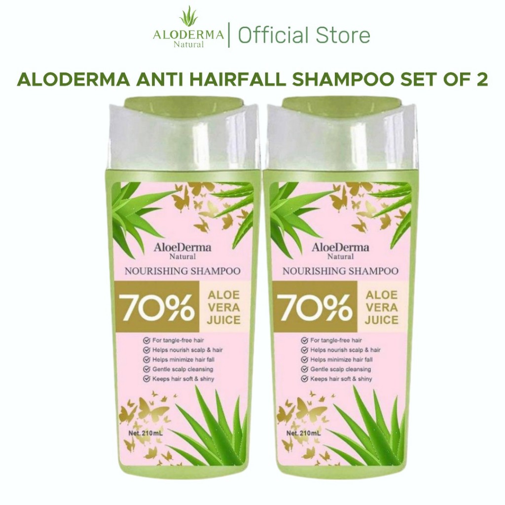 Aloe Derma Aloe Nourishing Shampoo 210ml (2pcs Set-WatsonsPackaging ...