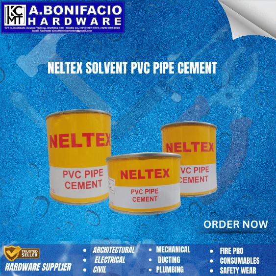NELTEX PVC PIPE CEMENT 100cc | 200cc | 400cc | Shopee Philippines