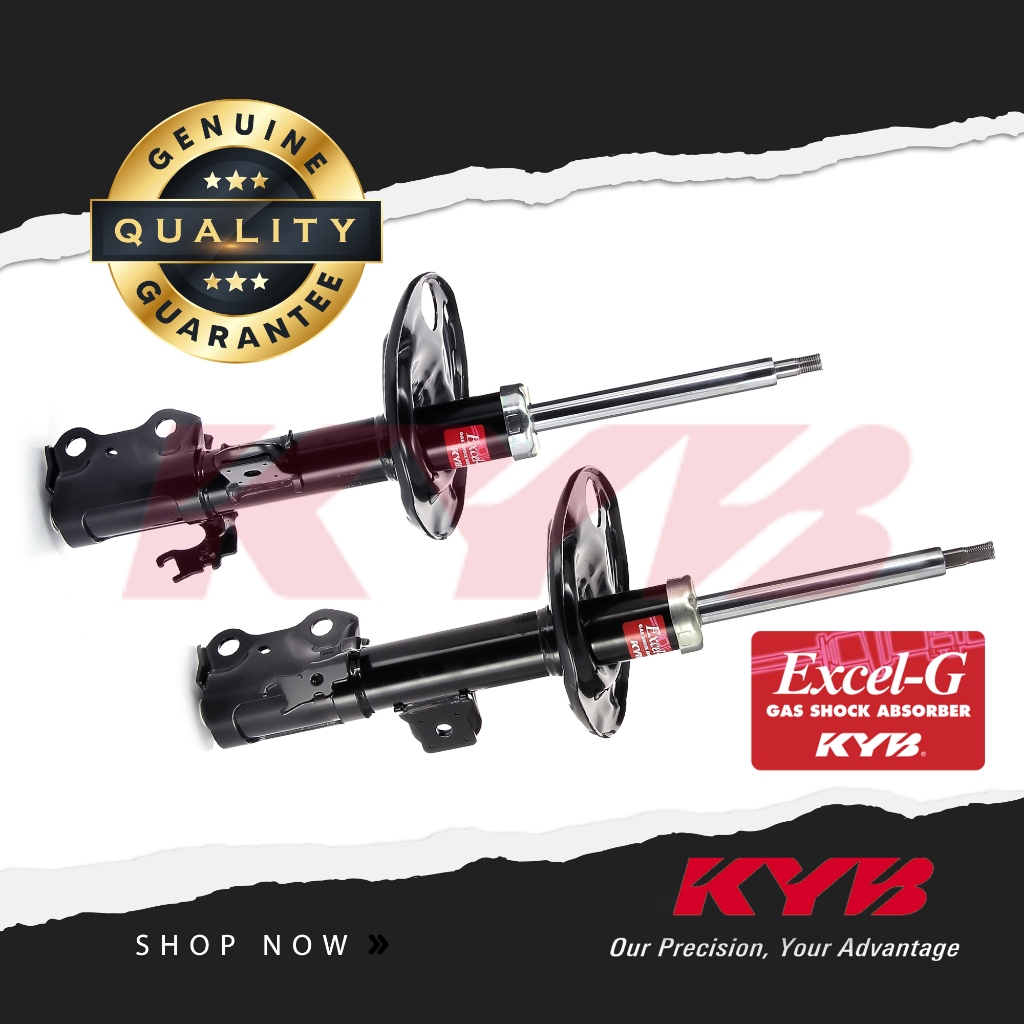 KYB KAYABA (2pcs) Excel-G Shock Absorber for Toyota RAV-4 2005-2012 ...