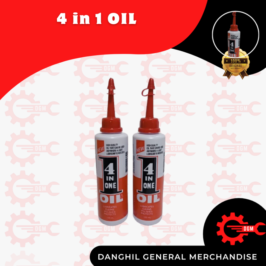 4 in 1 Multi - Purpose Lubricant Oil 120mL | Shopee Philippines