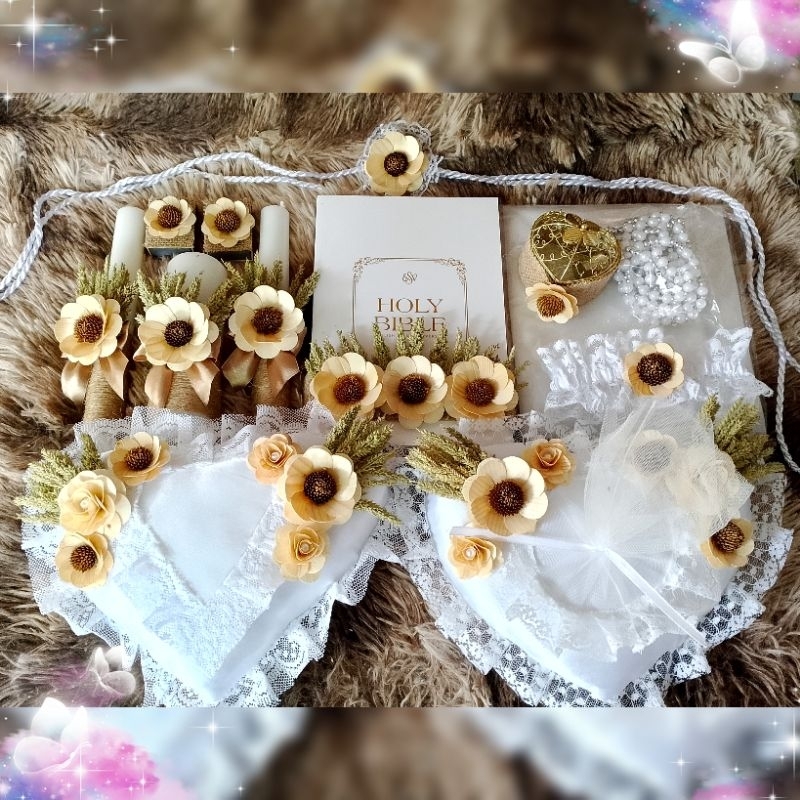 wedding essentials boho theme/filipiniana complete set | Shopee Philippines