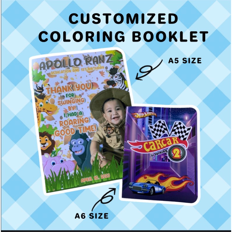 Customized Giveaways Coloring Booklet only A5 | Shopee Philippines