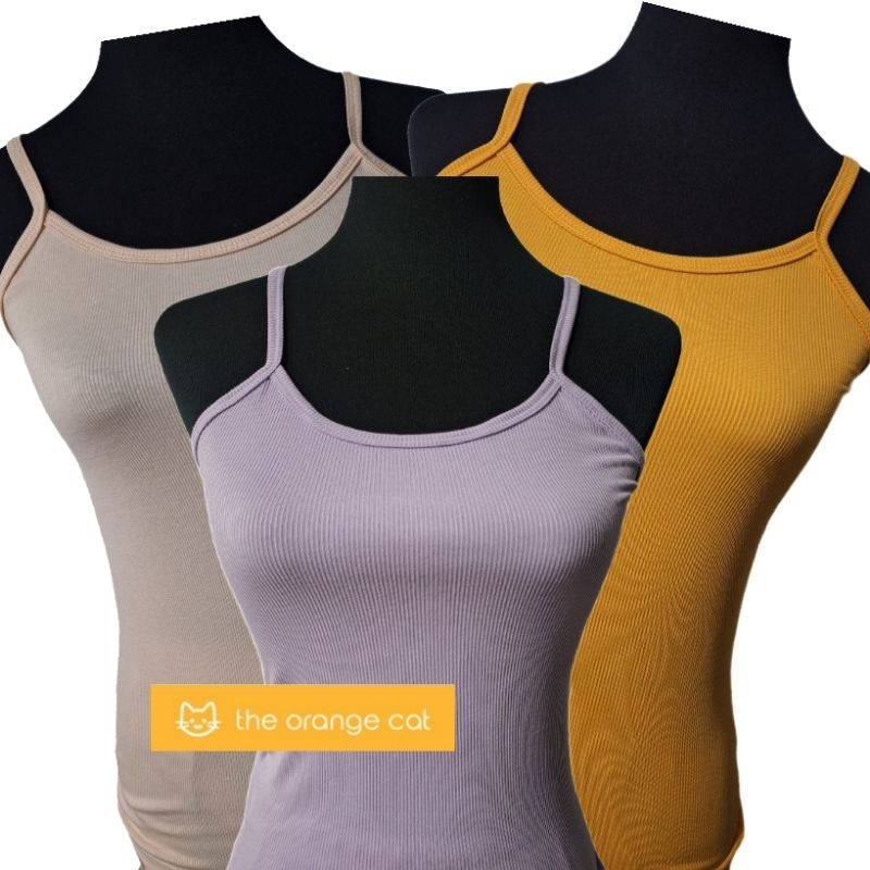 WT47 - Women's SPAGHETTI STRAP SANDO SPAG TANK TOP FITS XS TO MEDIUM ...