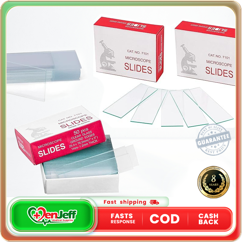 MICROSCOPE GLASS SLIDES (PLAIN, FROSTED) 72pcs Slides Per Box Medical Slides | Shopee Philippines