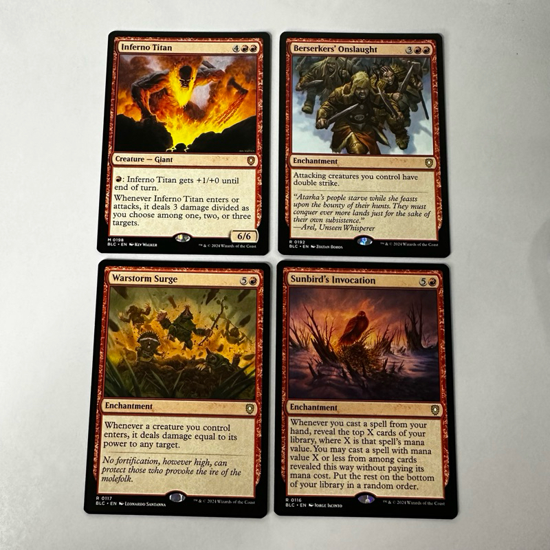 INFERNO TITAN BERSERKERS’ ONSLAUGHT WARSTORM SURGE SUNBIRD’S INVOCATION ...