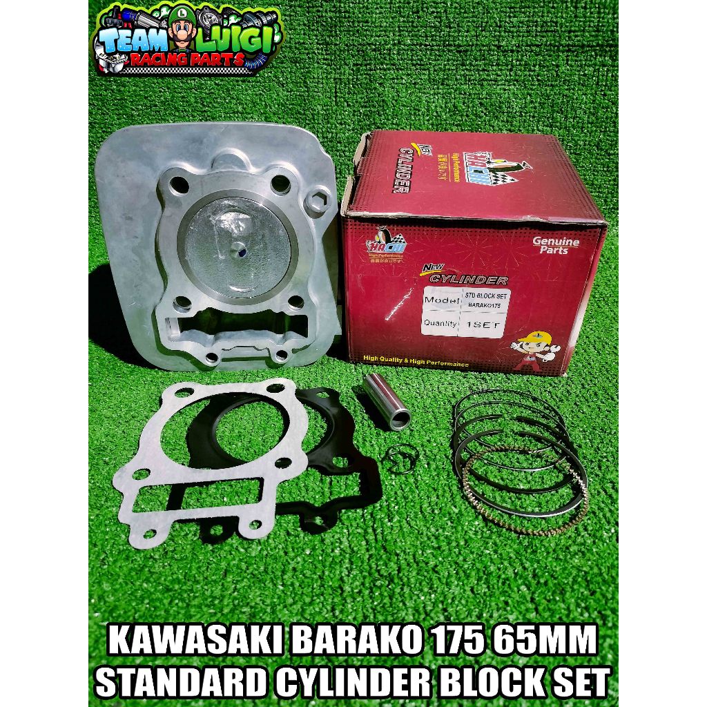 HACHI KAWASAKI BARAKO 175 65MM STANDARD CYLINDER BLOCK SET 100% JAPAN ...