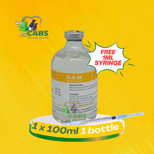 DCM 100ml for animals 100ML Milk fever conditions imbalance of magnesium deficiency | Shopee ...