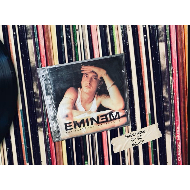 Eminem The Marshall Mathers LP CD + VCD Eminem CDs Y2K CD | Shopee ...