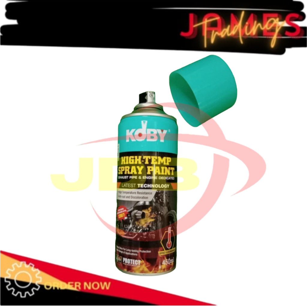 Koby Hi-Temp Spray Paint Caliper Silver (450mL) | Shopee Philippines